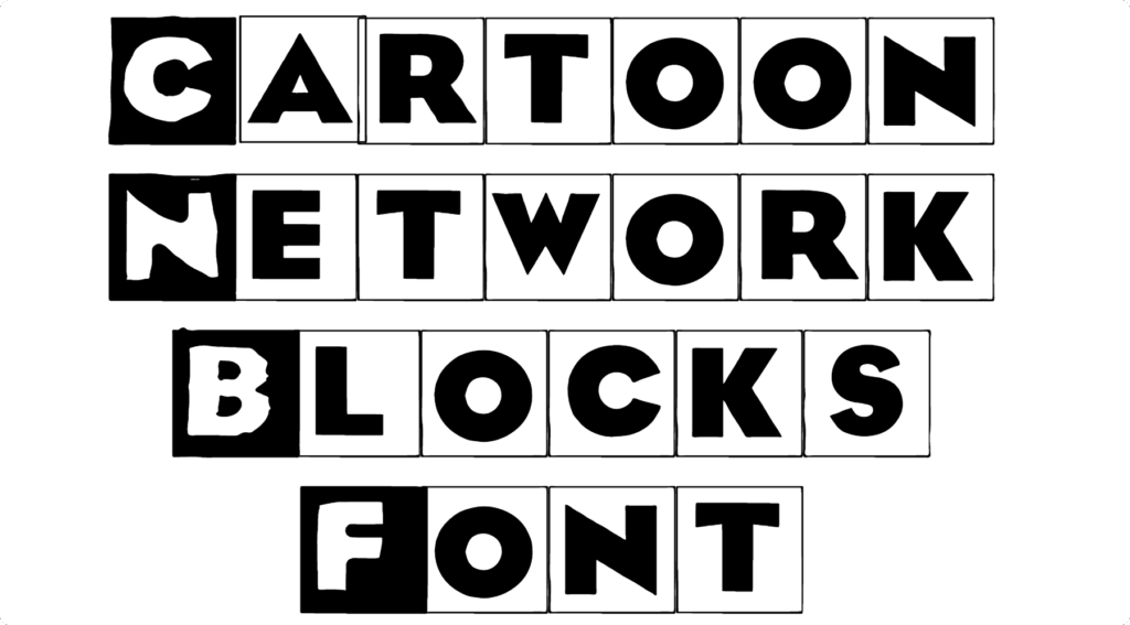 Cartoon Network Blocks Font | DafontStyle