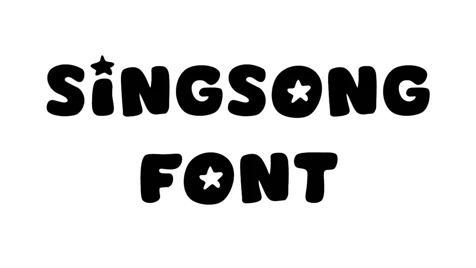 SingSong Font | DafontStyle
